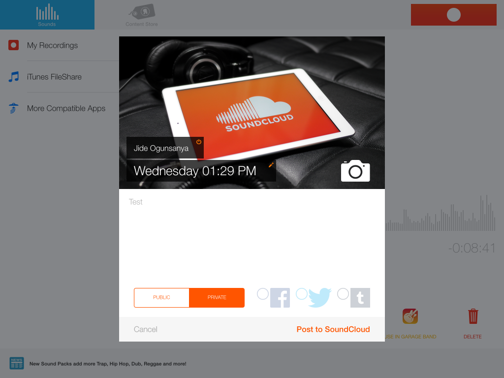How I Upload To Soundcloud From iPhone and IPad - Mobilitaria